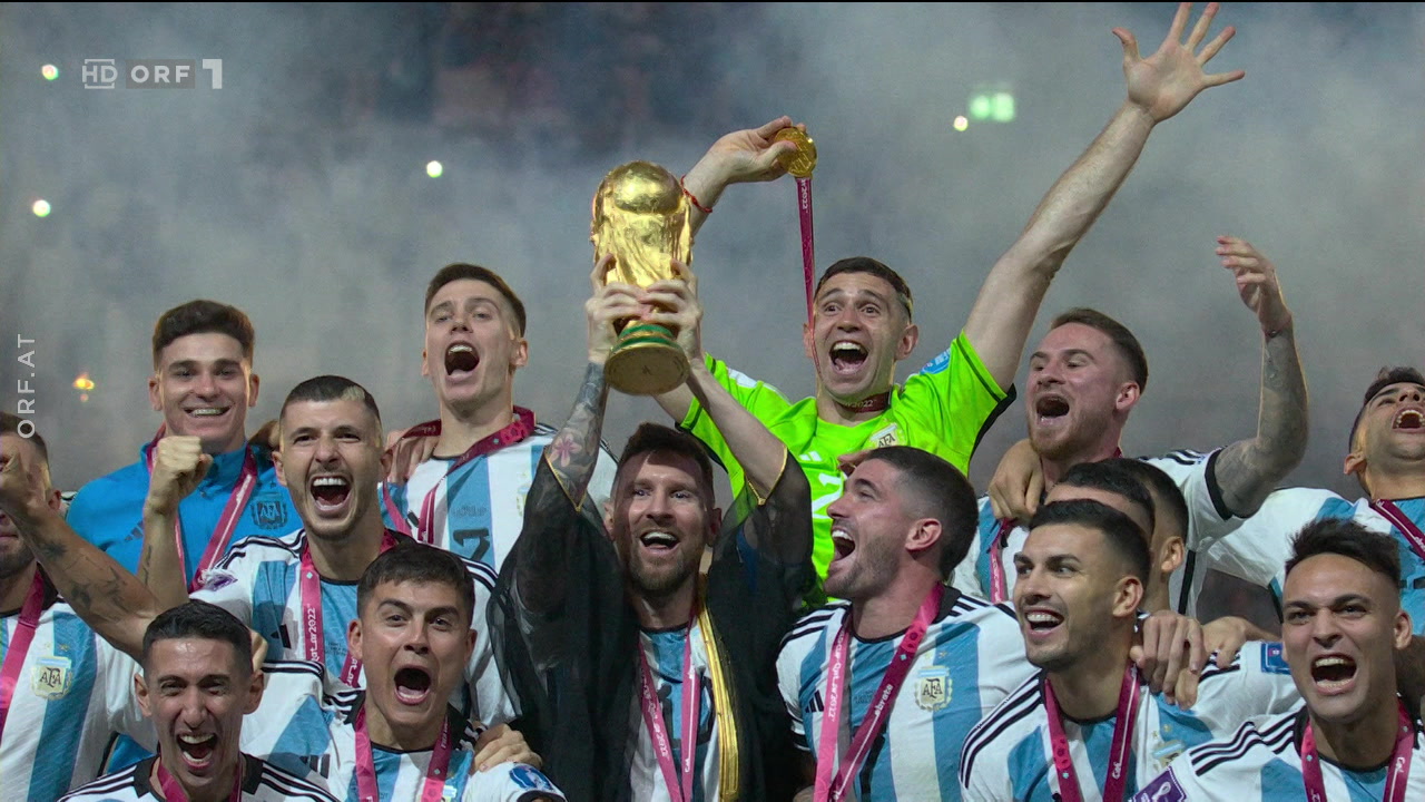 Siegerehrung - FIFA Fußball WM 2022 Finale: Highlights vom 19.12.2022 um 11:36 Uhr – ORF-TVthek