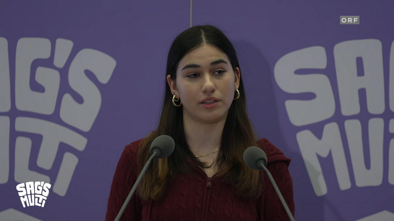 Jázmin Balázs, BG/BRG Klosterneuburg (Ungarisch) - SAG’S MULTI aus dem Landhaus St. Pölten - ORF ON