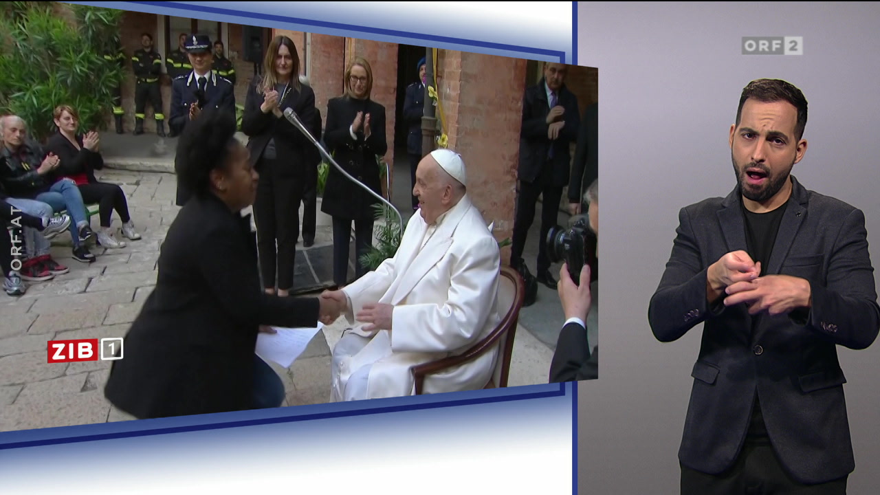 Papst Franziskus besucht die Biennale in Venedig - ZIB 1 vom 28.04.2024 ... Papst Franziskus besucht die Biennale in Venedig - ZIB 1 vom 28.04.2024 ...