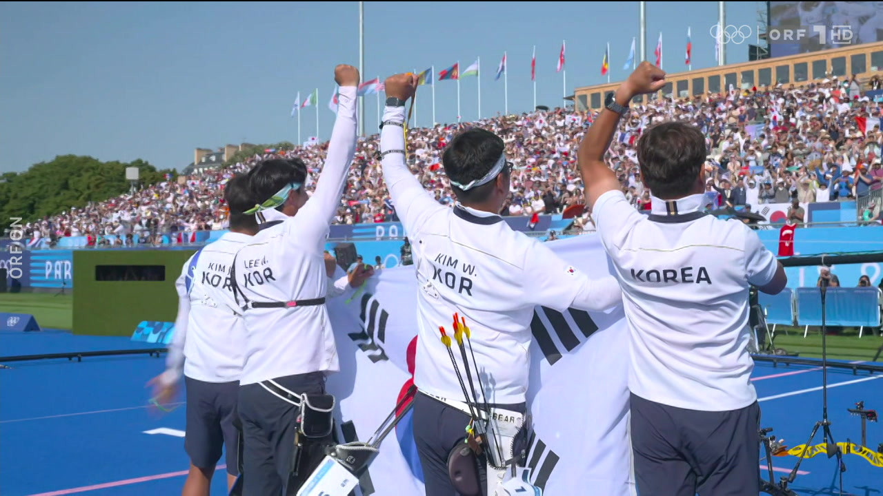 Bogenschießen: Südkorea holt Team-Gold - AD | Olympische Spiele Paris ...