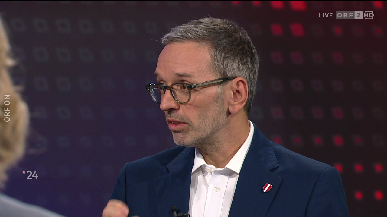 FPÖ fordert Asylstopp: Wie soll das gelingen? - Wahl 24 - Die Konfrontation: Herbert Kickl (FPÖ ...