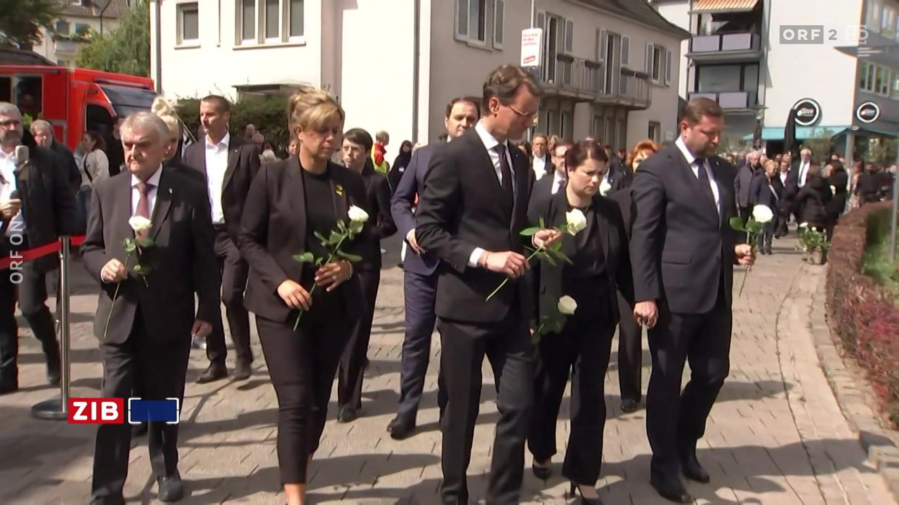 Solingen: Gedenken an Opfer des Anschlags auf Stadtfest - ZIB 9:00 vom ...